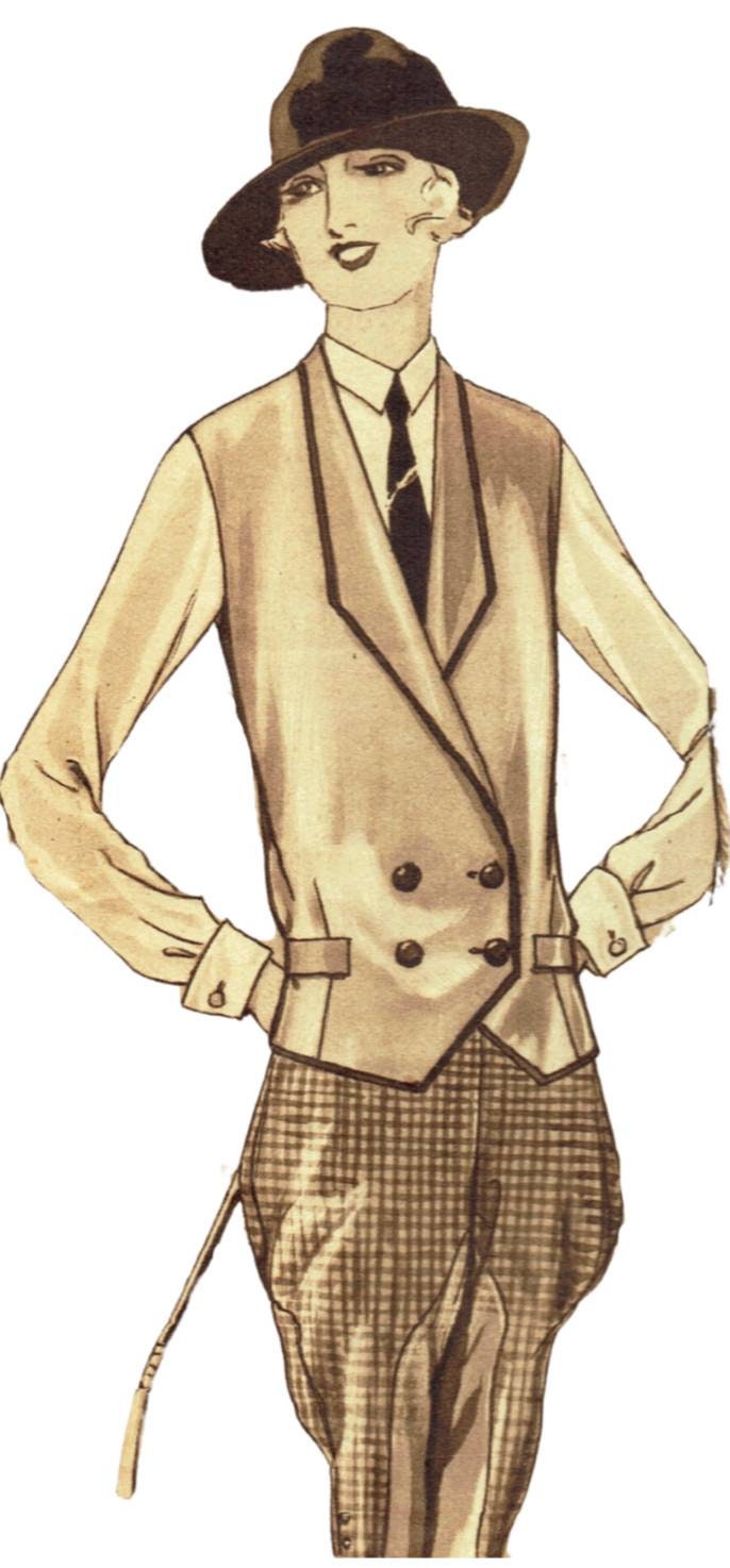 Vintage 100cm/39" Bust Size 1920s Lowered Waistline Double Breast Front ...