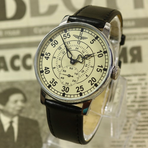 Soviet Watch Aviator Vintage Watch Mens Watch USSR Watch | Etsy