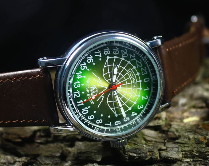 Polar Watch, Raketa Watch, 24 Hour Watch, Ussr Watch, Russian Watch ...