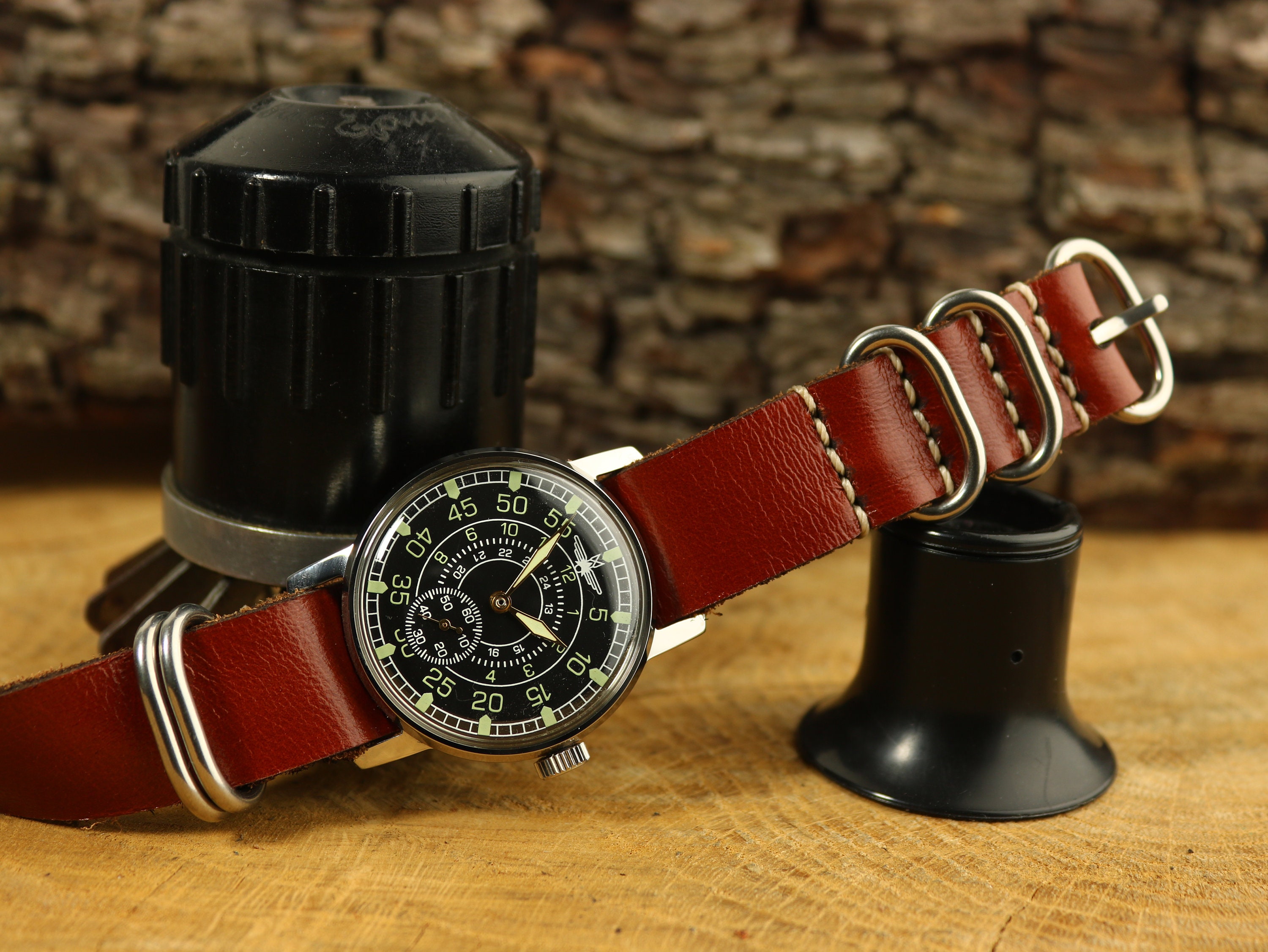 Soviet Aviator watch Pobeda military style mechanical watch | Etsy