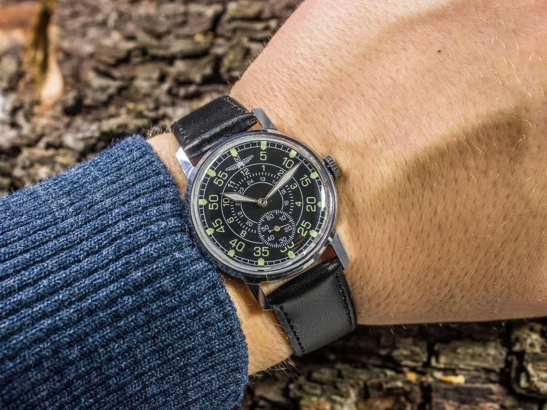 Aviator Watch Soviet Watch Pobeda Watch Military Watch - Etsy