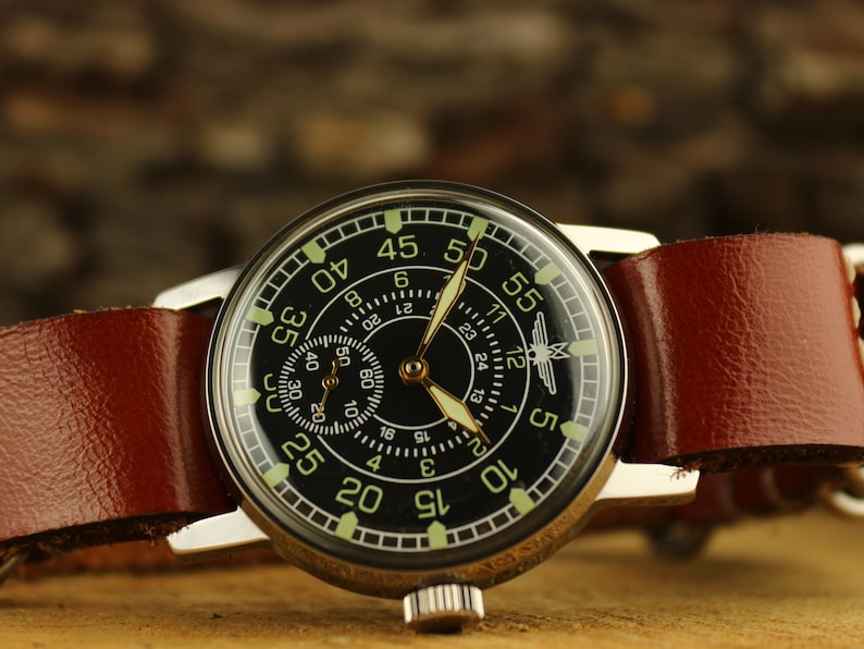 Soviet Aviator Watch Pobeda Military Style Mechanical Watch - Etsy