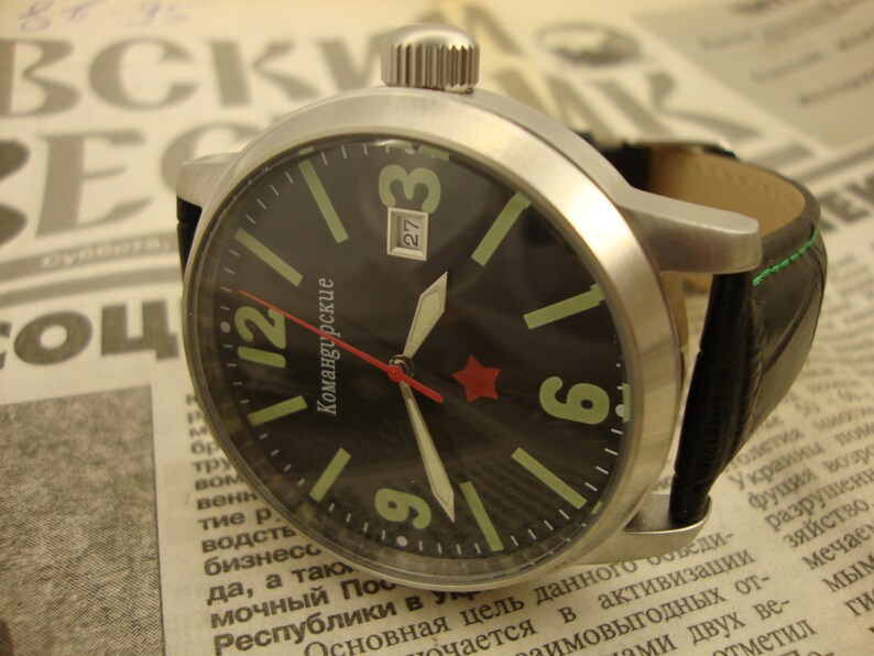 Poljot watch Commander watch mens watch ussr watch vintage | Etsy