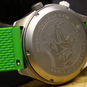 Soviet watch Shturmanskiye Alarm watch Vintage Green watch | Etsy