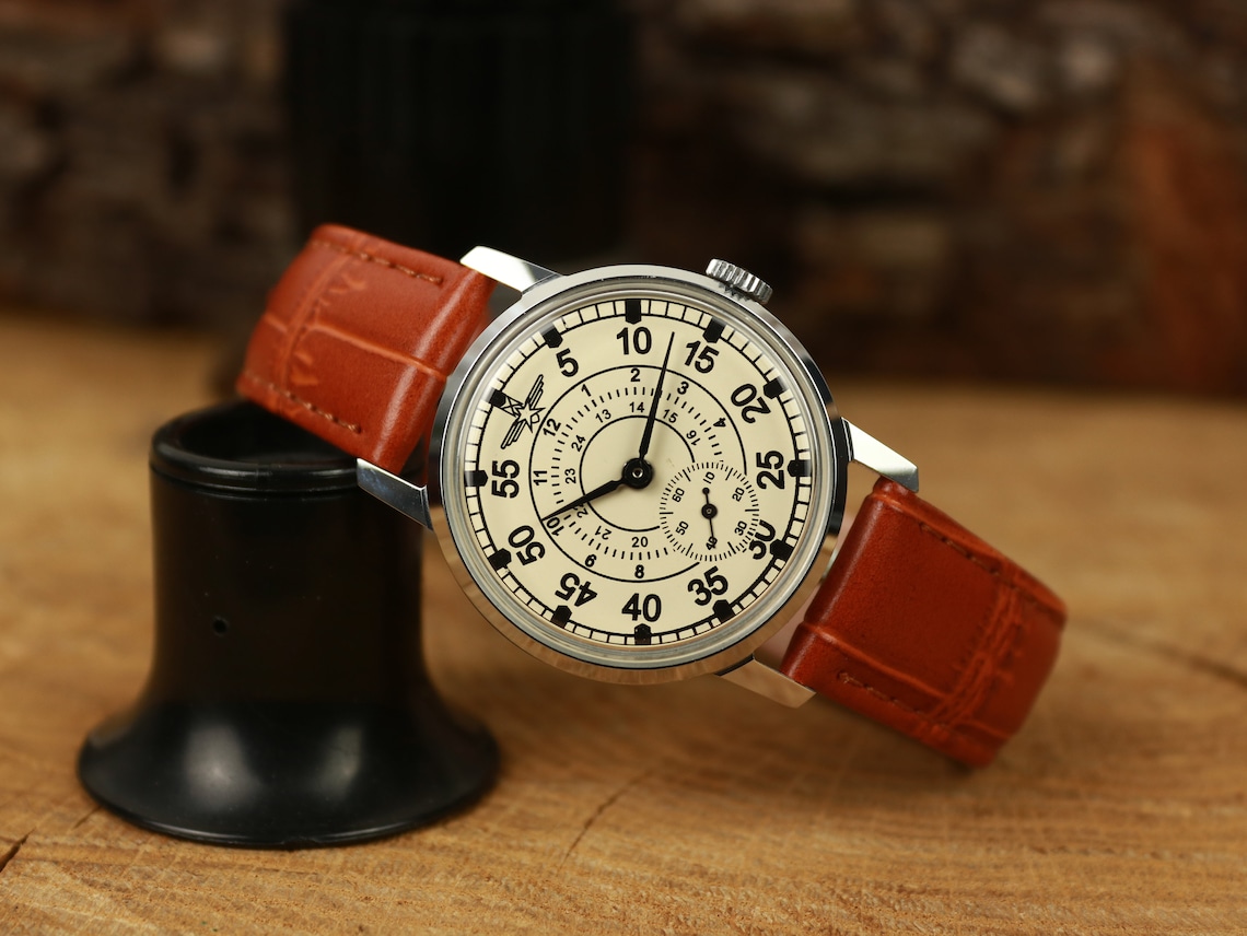 Soviet Watch Pobeda Aviator Watch Military Watch Gift for | Etsy