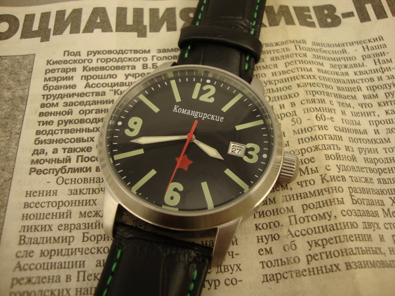 Poljot watch Commander watch mens watch ussr watch vintage | Etsy