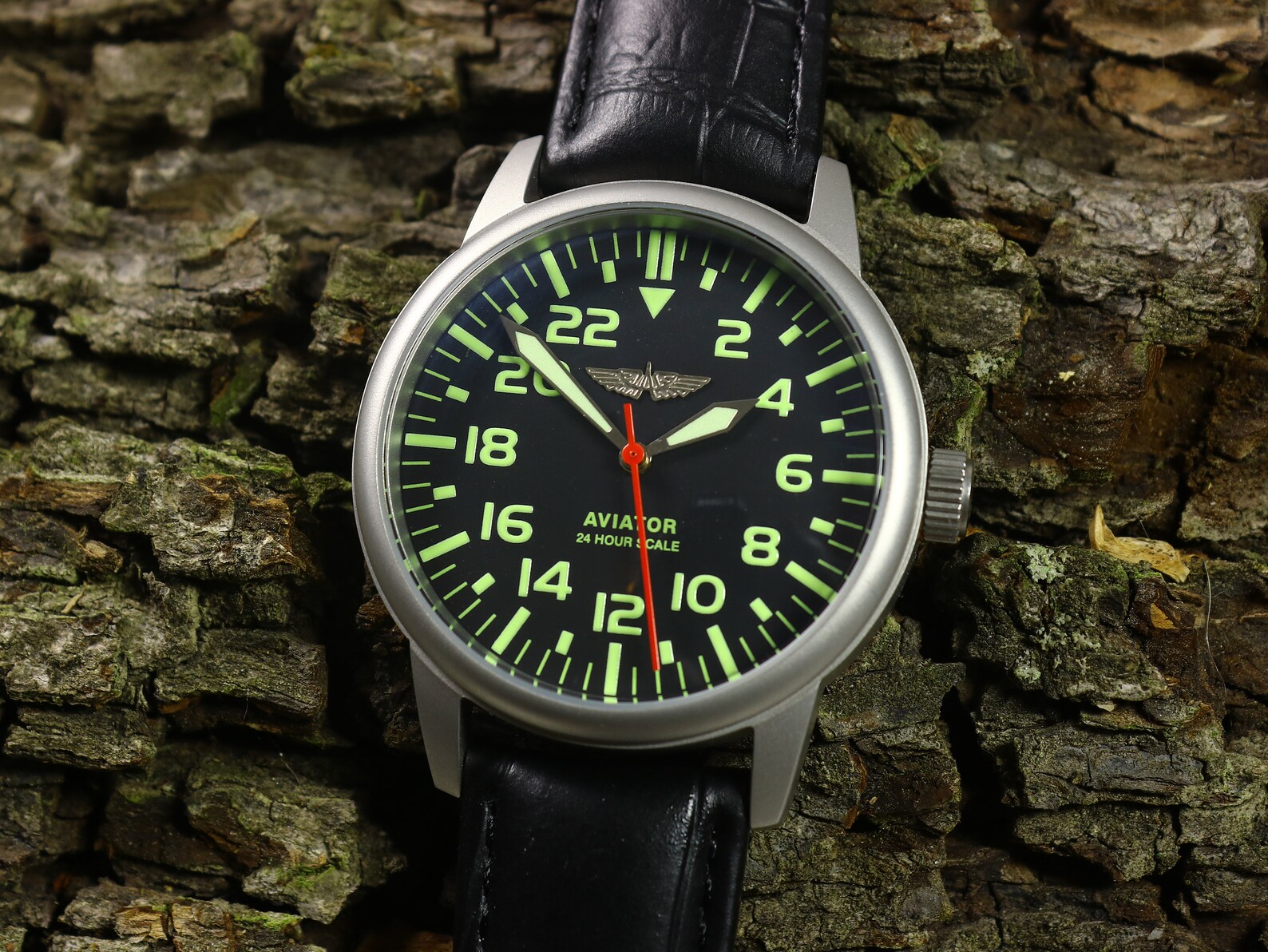 Raketa Watch Aviator Watch Military Watch 24 Hour Mens | Etsy UK