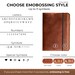 Custom Rustic Notebook Cover, Personalized Leather Journal Cover ...