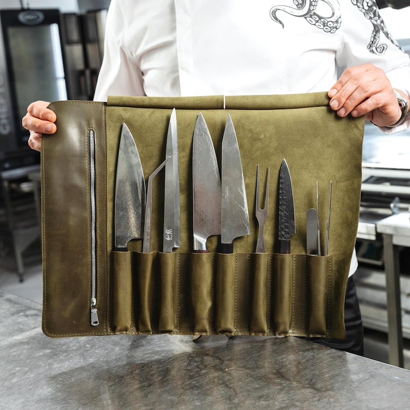 Grill Tool Roll Bag - Etsy