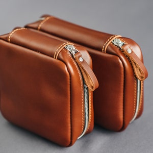 Cable Organizer, Custom Cord Organizer, Travel Charger Storage, Leather ...