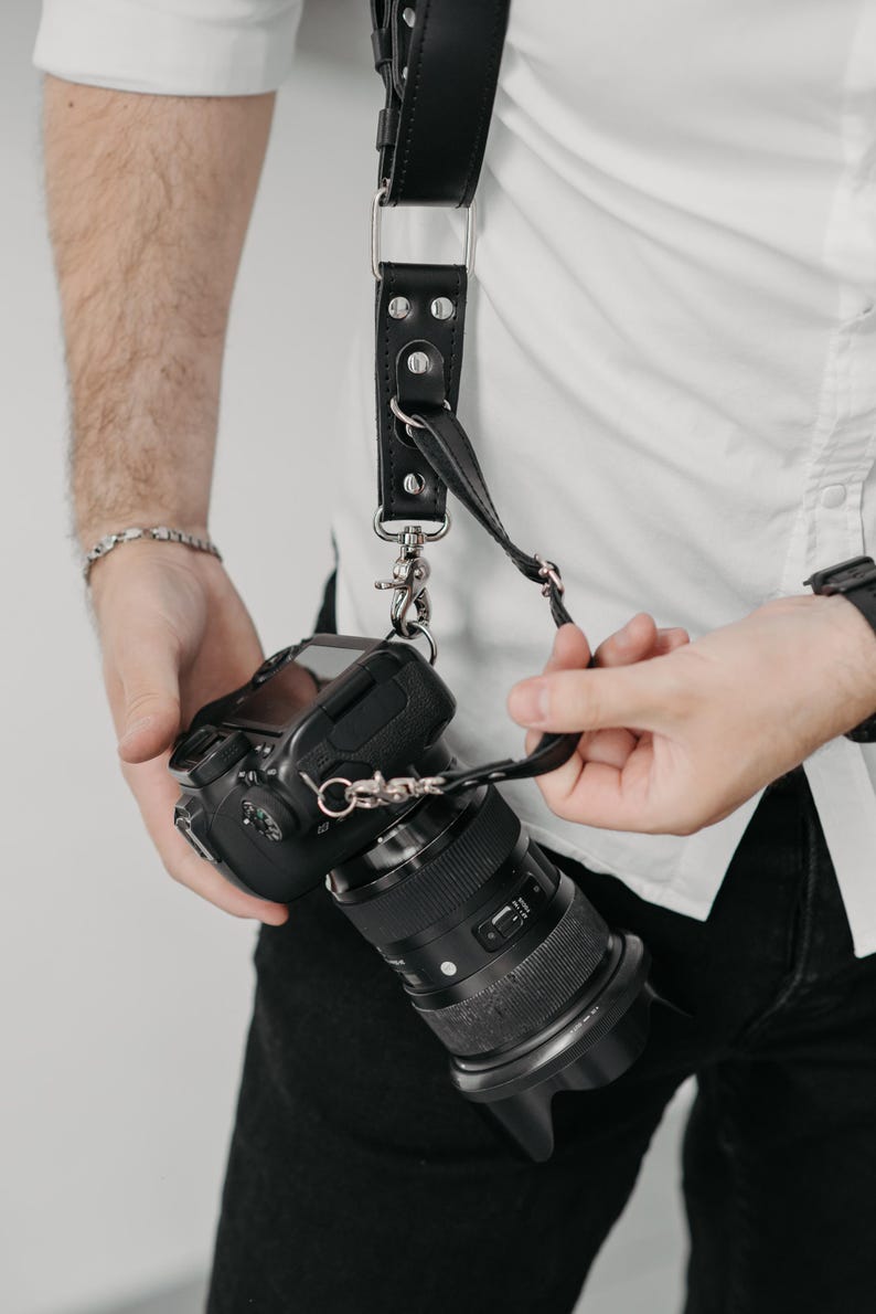Multi Camera Gear, Leather Dual Camera Harness, Dual Leather Camera ...