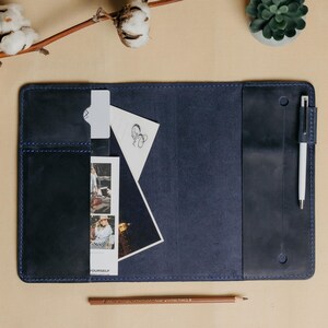 Personalized Leather Notebook Cover, A5, B5 Planner Cover, Custom ...