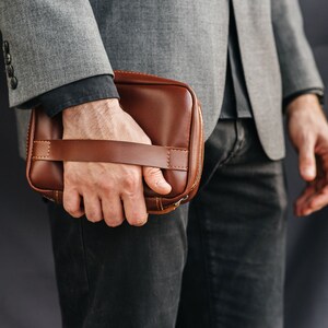 Cable Organizer, Custom Cord Organizer, Travel Charger Storage, Leather ...