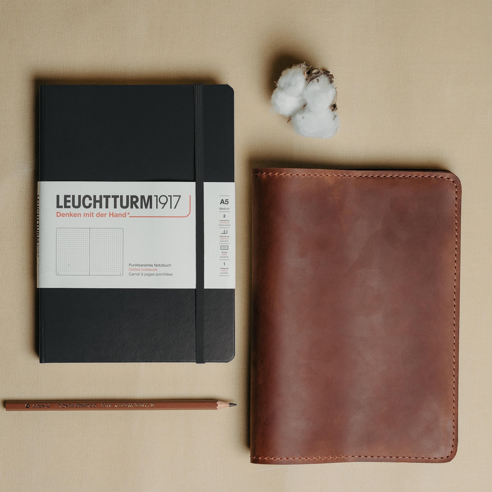 Distressed Crazy Horse Leather A5 Notebook Cover, Rustic Journal ...