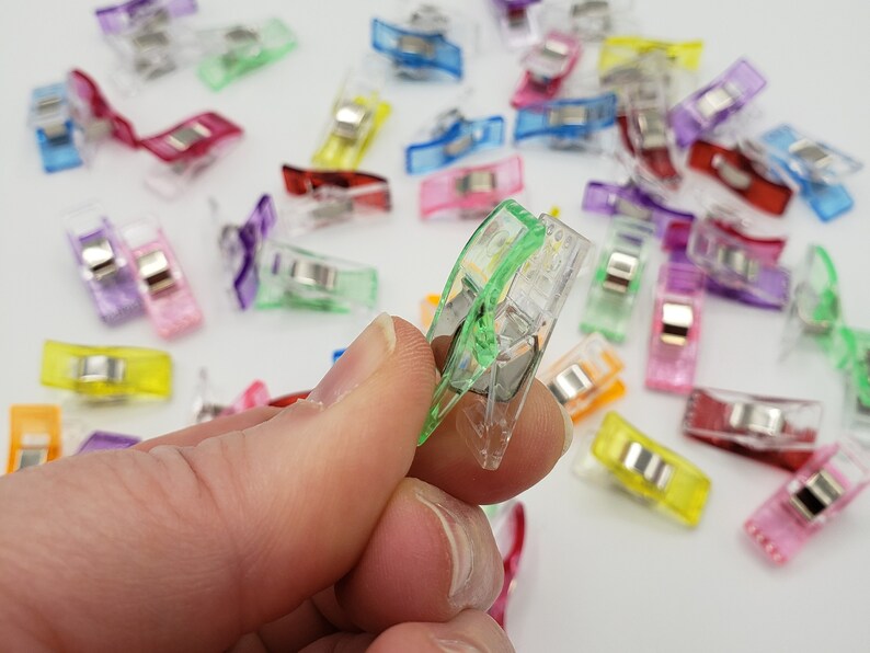 Mini Sewing Clips 25pc Rainbow Colors Optional Tin Notions - Etsy