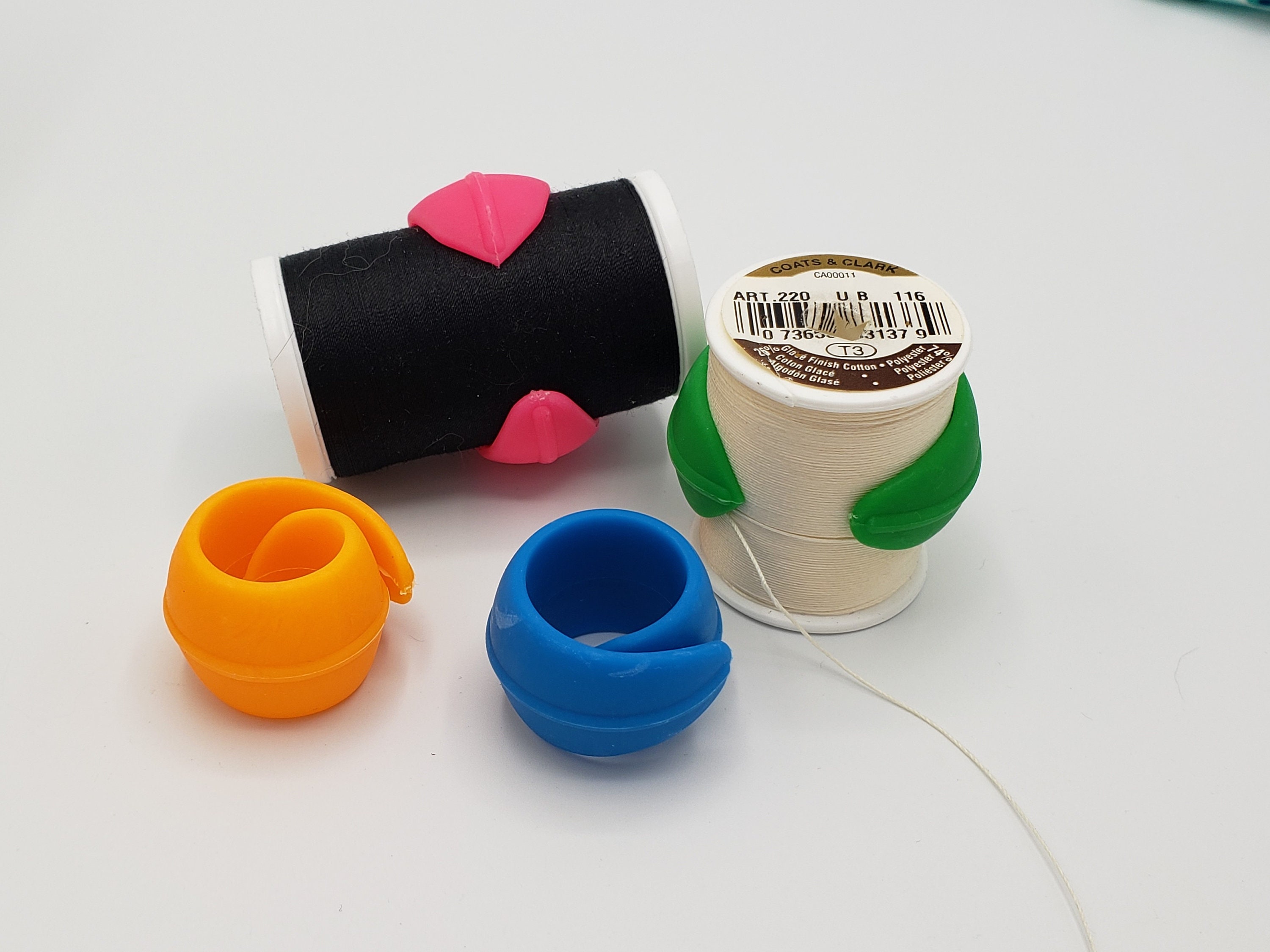 Thread Spool Huggers and Fabric Wraps 4pc and 8pc Prevents | Etsy