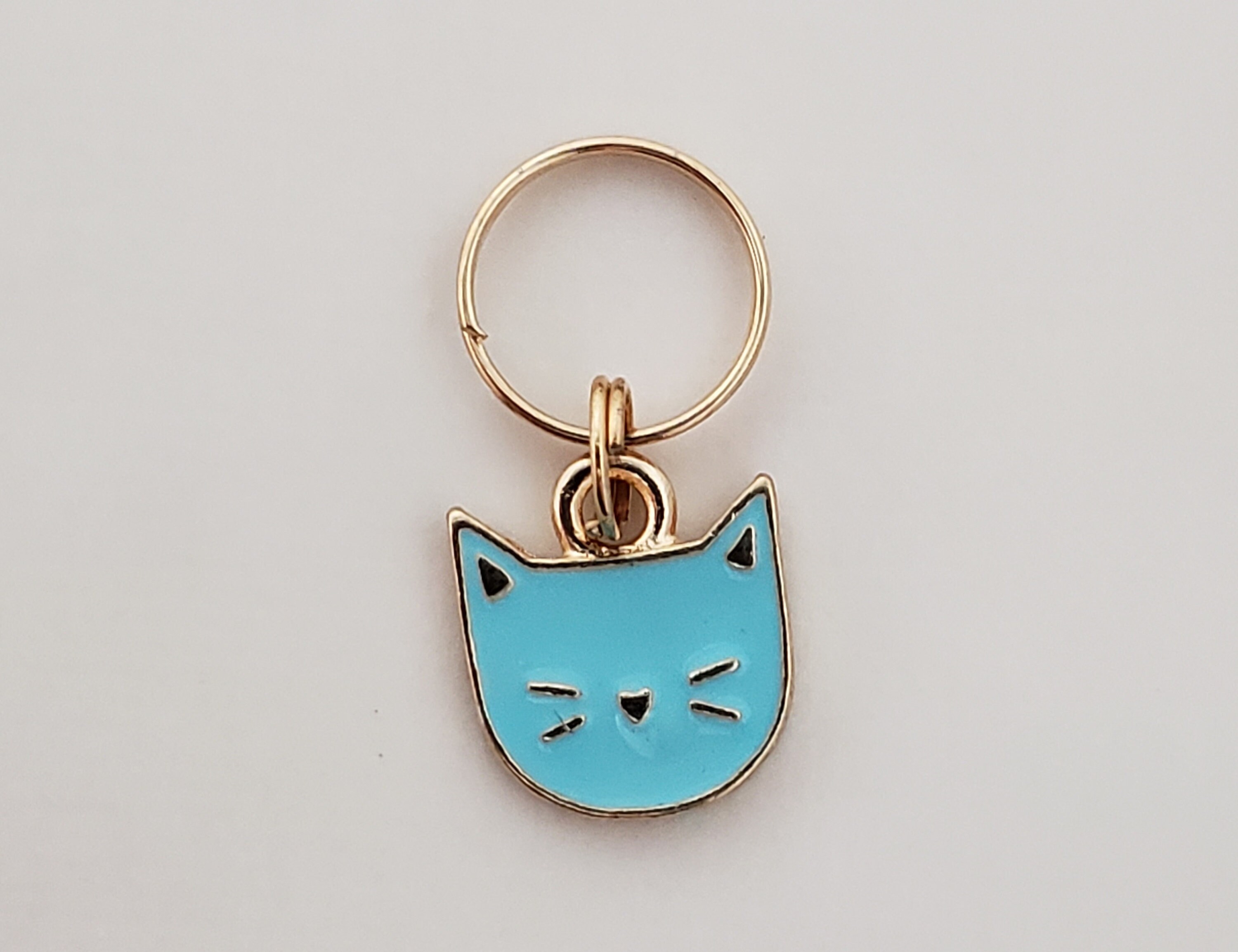 Cat Stitch Markers for Knitting, 4pc Medium Cats, 4 Colors | Crochet ...