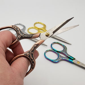 Small Craft Scissors, 5" Vintage Style Scissors | Embroidery Scissors ...