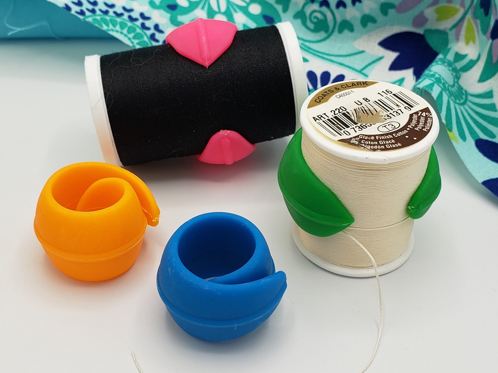 Thread Spool Huggers and Fabric Wraps 4pc and 8pc Prevents - Etsy