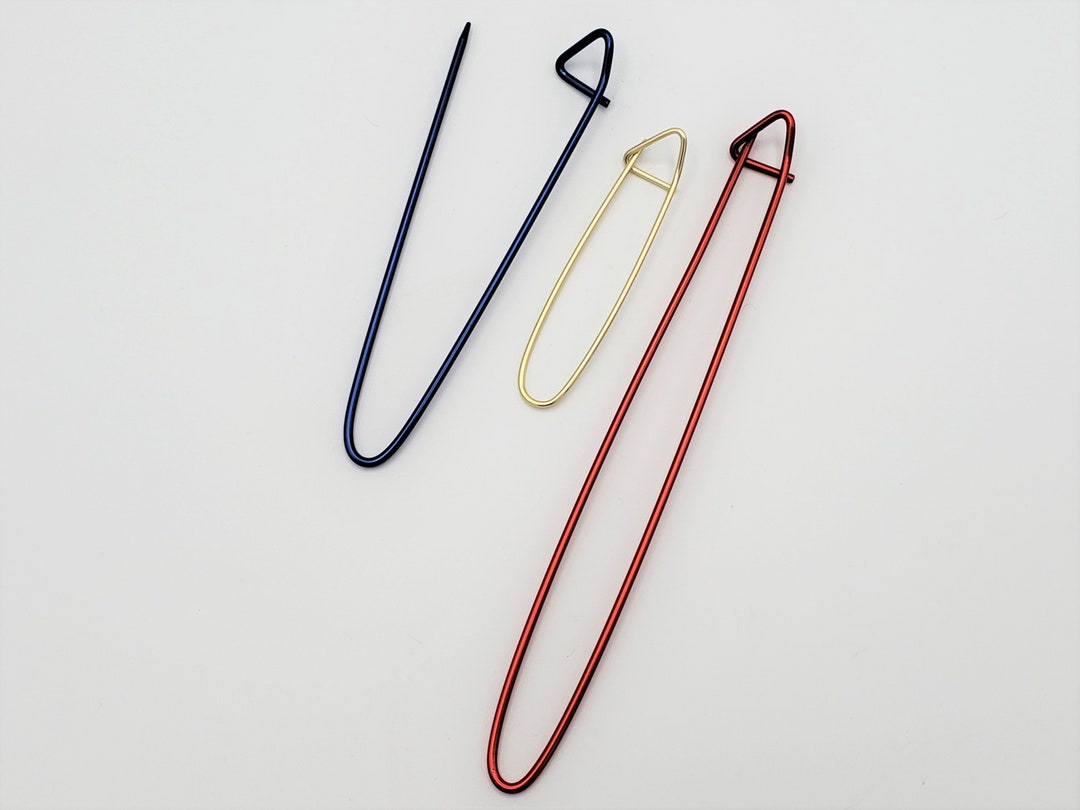 Boye Aluminum Stitch Markers - 3", 4.75" & 6.75" 3pc Set - Etsy