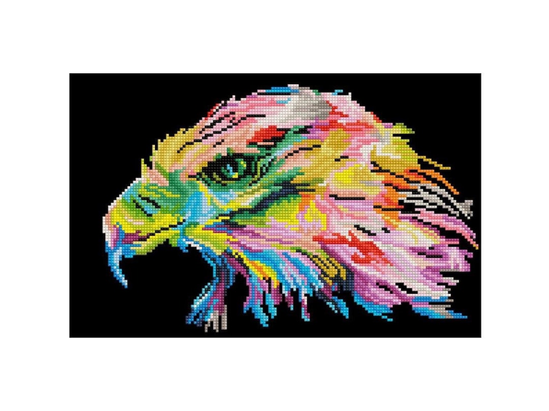 Diamond Dotz, Simply Dotz Diamond Art Kit - 16.5"x10.6" - Eagle Eye - Etsy