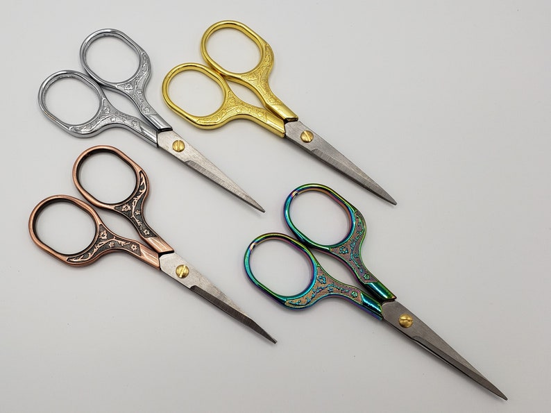 Small Craft Scissors, 5" Vintage Style Scissors | Embroidery Scissors ...