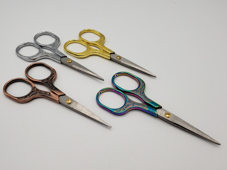 Small Craft Scissors, 5" Vintage Style Scissors | Embroidery Scissors ...