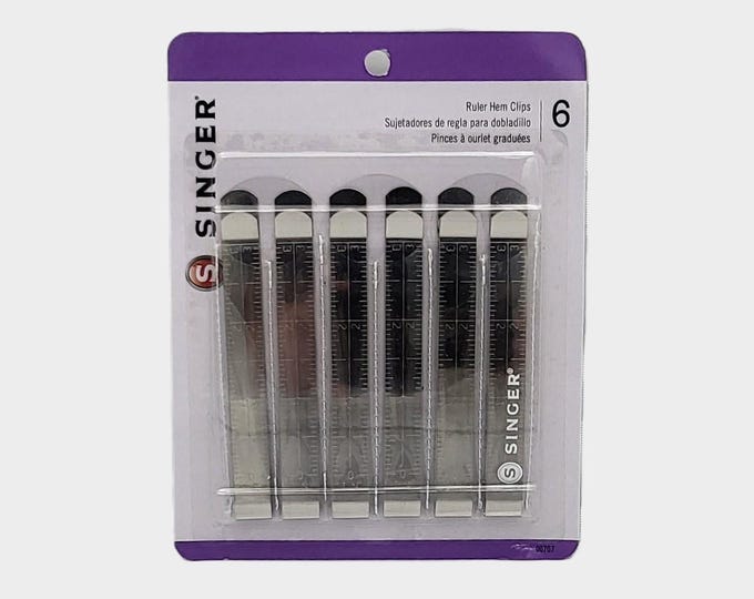 Singer Ruler Hem Clips 6pc - Etsy