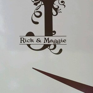 Large Vinyl Monogram Letter E Decal Split Letter Monogram | Etsy