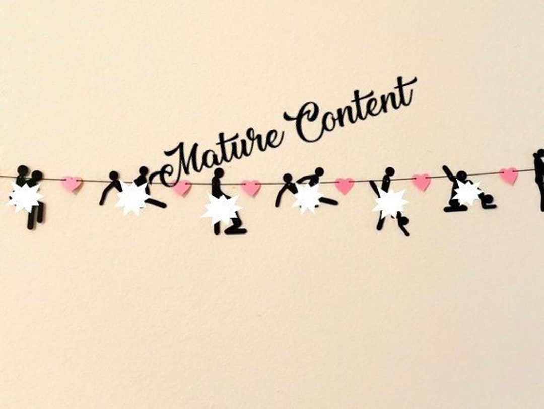 Bachelorette Party Garland, Kama Sutra Garland, Sexy Garland ...