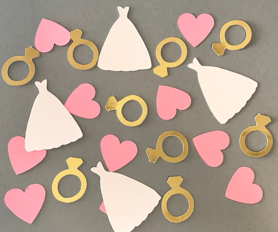 Bridal Shower Confetti, Bachelorette Party Decorations, Bridal Shower ...