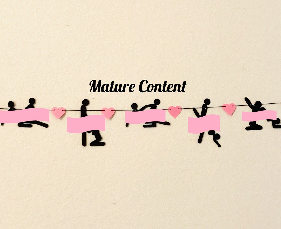 Bachelorette Party Garland, Kama Sutra Garland, Sexy Garland ...