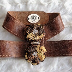 Small Dog Harness, Leather Dog Harness, Brown Dog Harness, Handmade Dog ...
