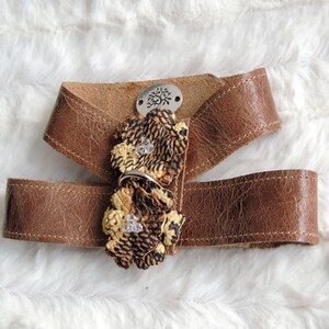 Small Dog Harness, Leather Dog Harness, Brown Dog Harness, Handmade Dog ...