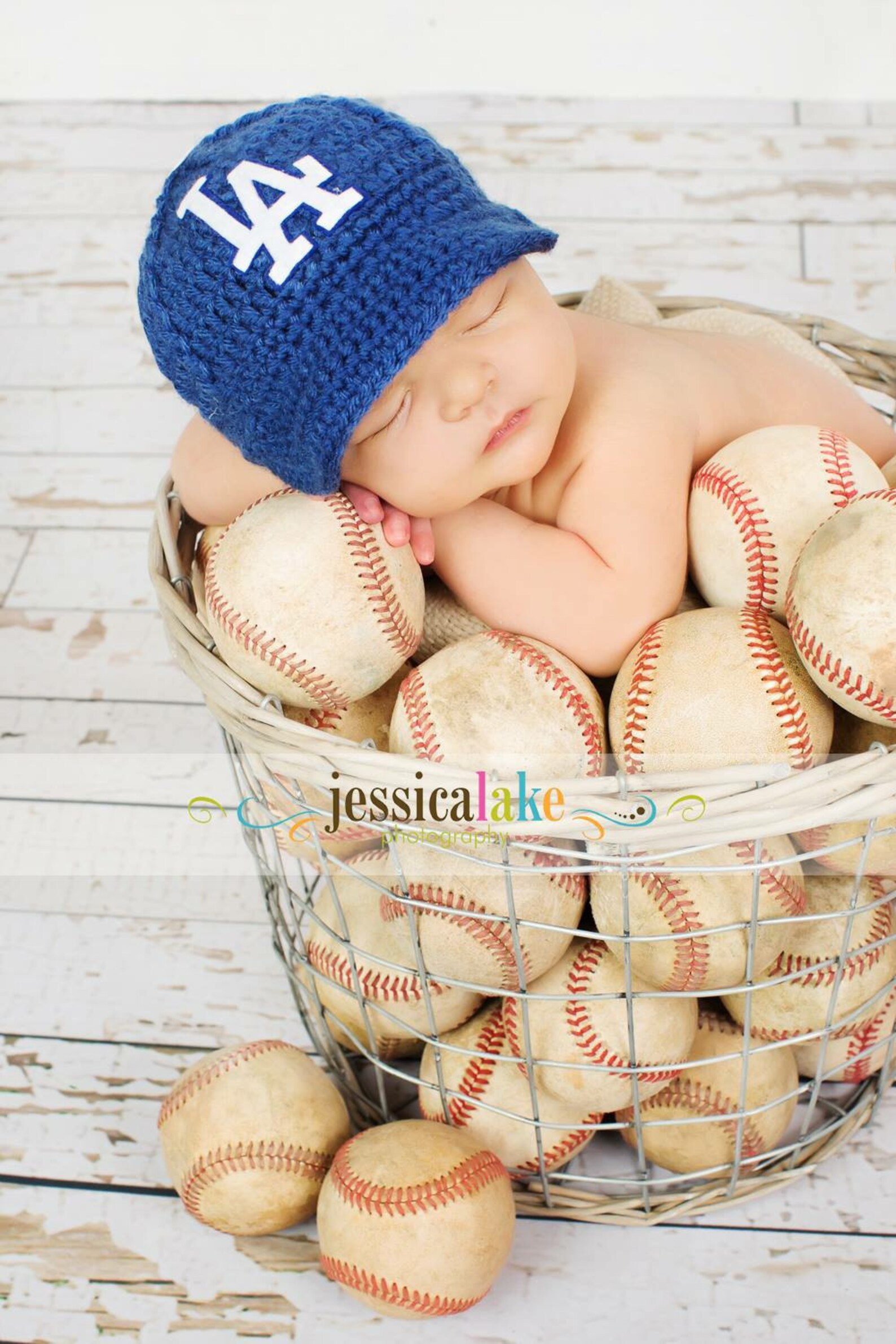 Newborn Baby LOS ANGELES DODGERS Baseball Cap Hat Custom | Etsy