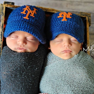 Newborn Baby NEW YORK METS Baseball Cap, Hat, Custom Made - Etsy