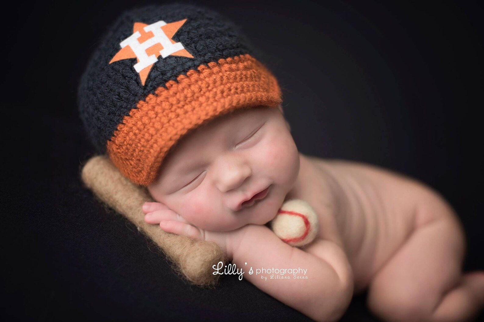 Newborn Baby HOUSTON ASTROS Baseball Cap, Hat, Custom Made - Etsy