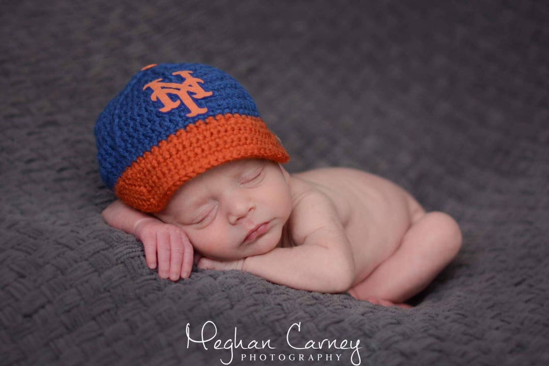 Newborn Baby NEW YORK METS Baseball Cap, Hat, Custom Made - Etsy