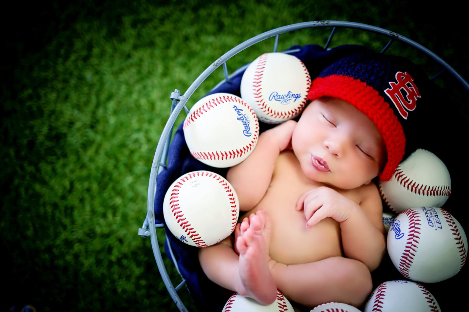 Newborn Baby ST LOUIS CARDINALS Baseball Cap Hat Custom Made - Etsy