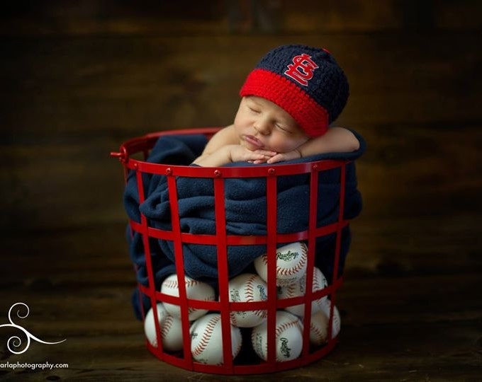 Newborn Baby ST LOUIS CARDINALS Baseball Cap Hat Custom Made - Etsy