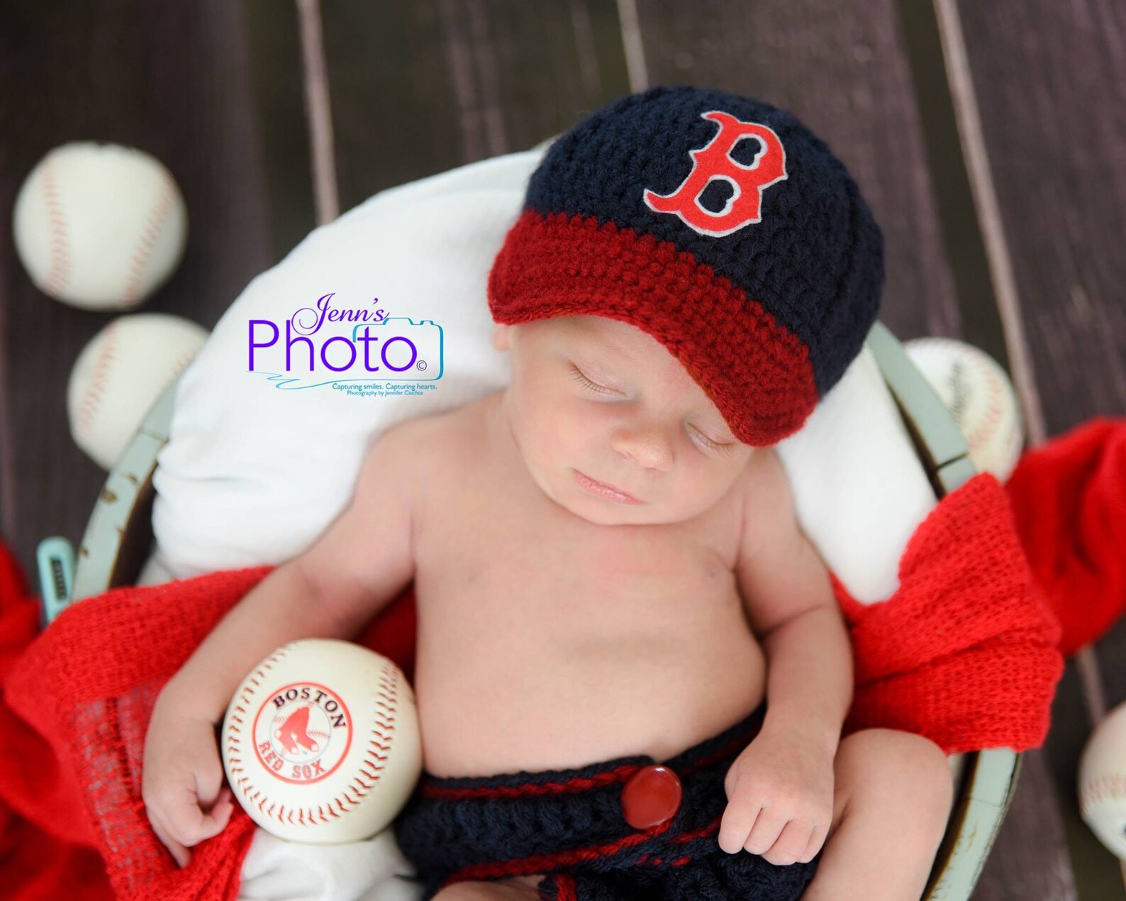 Newborn Baby BOSTON RED SOX Baseball Cap Hat Custom Made | Etsy