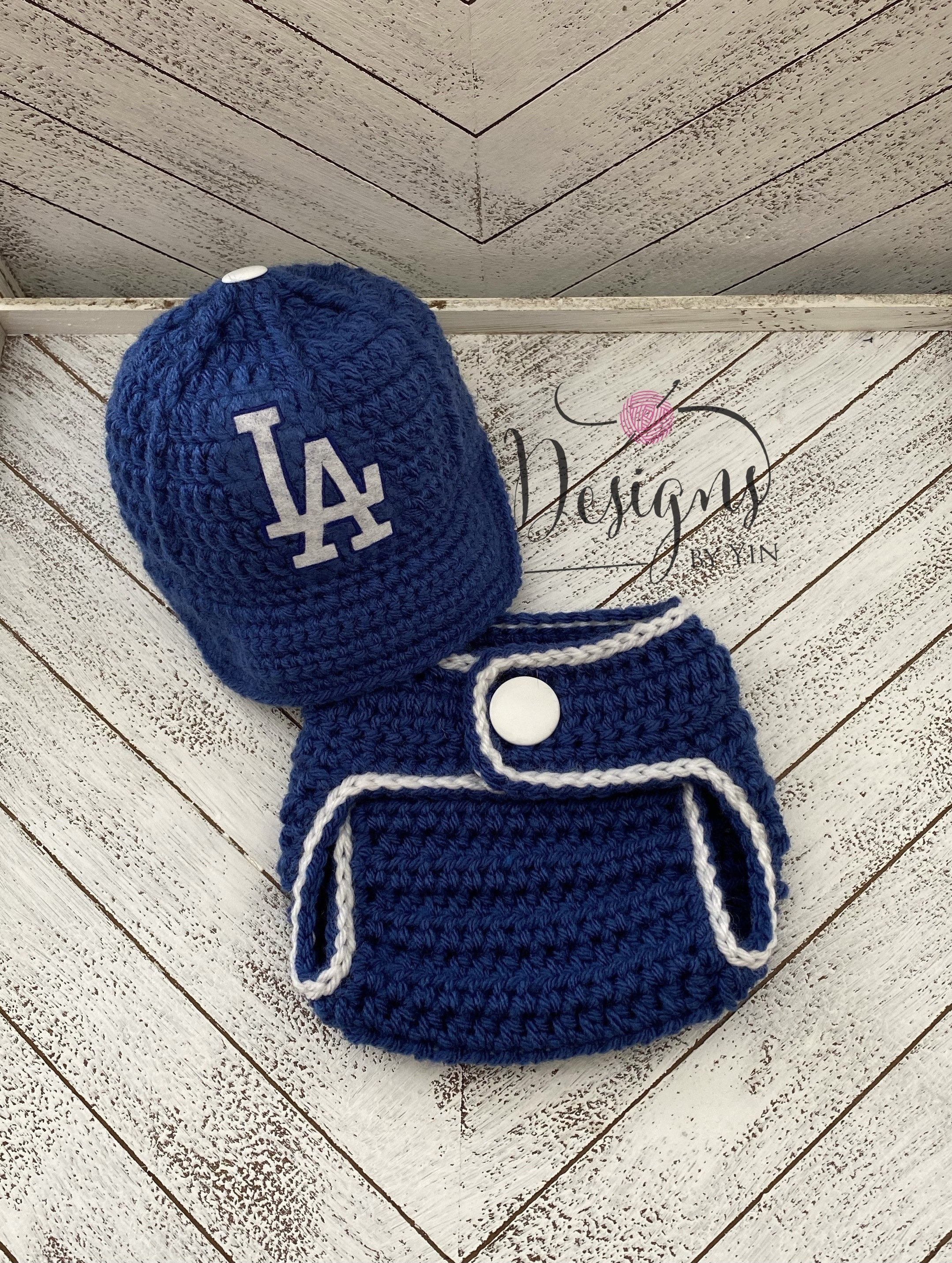 Newborn Baby LOS ANGELES DODGERS Baseball Cap Hat Custom | Etsy