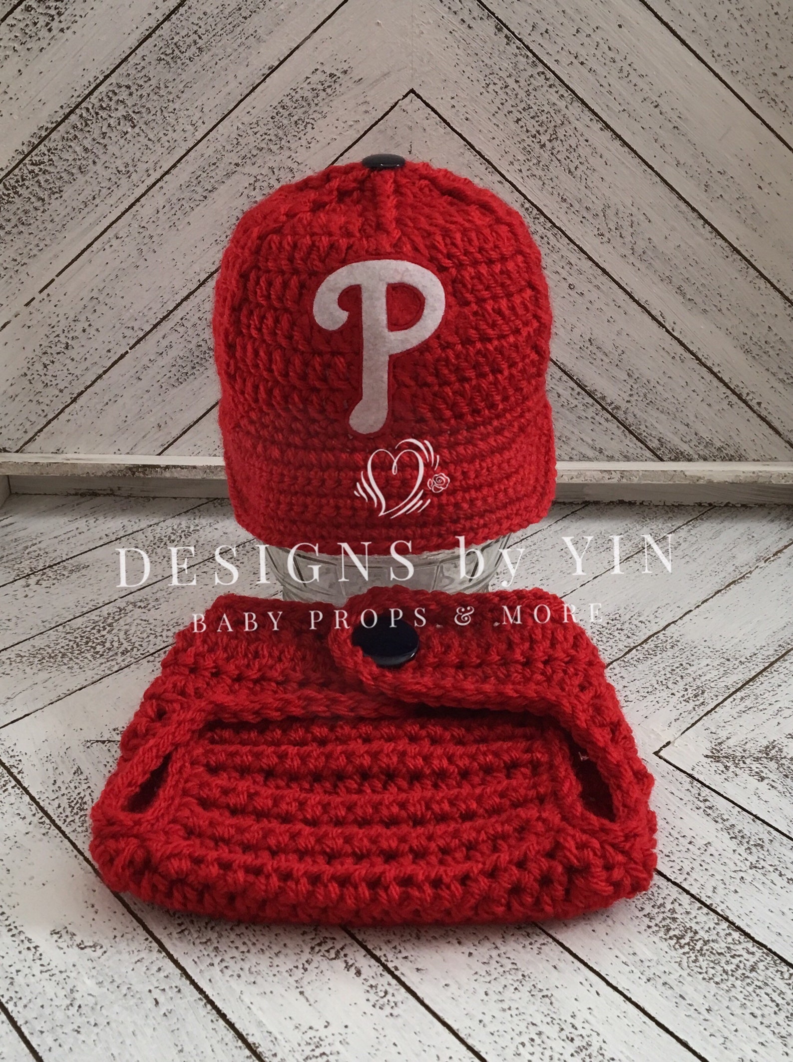 Newborn Baby PHILADELPHIA PHILLIES Baseball Cap Hat Custom - Etsy