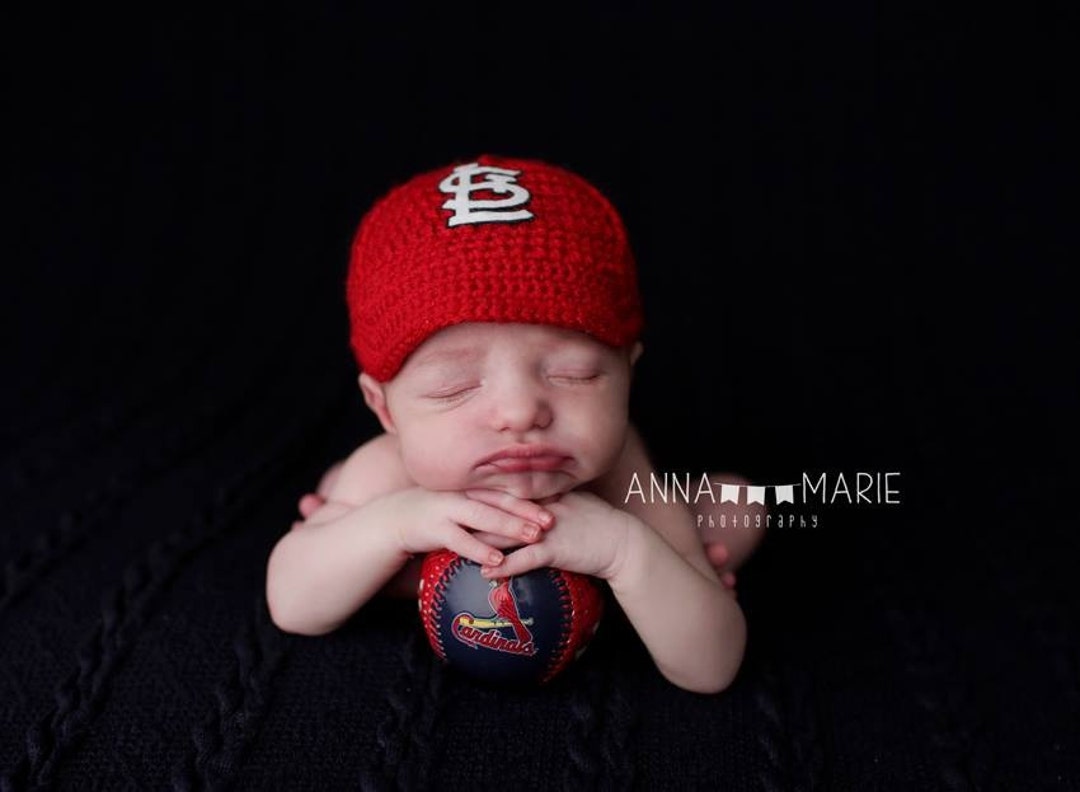 Newborn Baby ST LOUIS CARDINALS Baseball Cap, Hat, Custom Made - Etsy