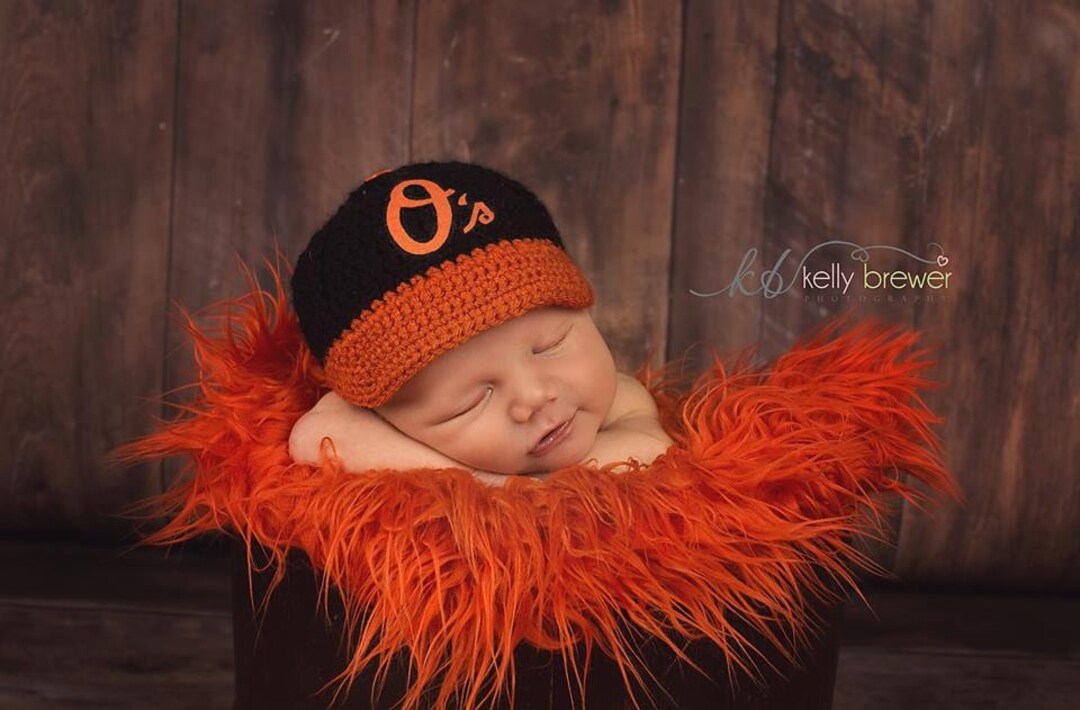 Newborn Baby BALTIMORE ORIOLES Baseball Cap, Ha, Custom Made - Etsy