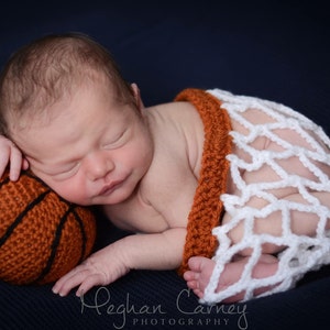 Newborn Baby BASKETBALL and NET Photography Prop, Custom Made - Etsy
