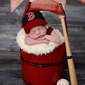 Newborn Baby BOSTON RED SOX Baseball Cap, Hat, Custom Made - Etsy