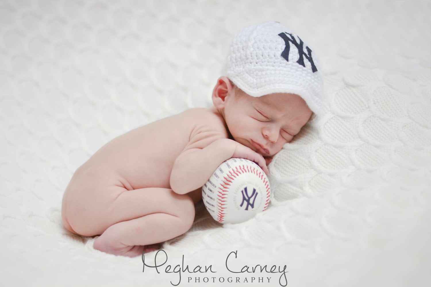 Newborn Baby NEW YORK YANKEES Baseball Cap Hat Custom Made | Etsy