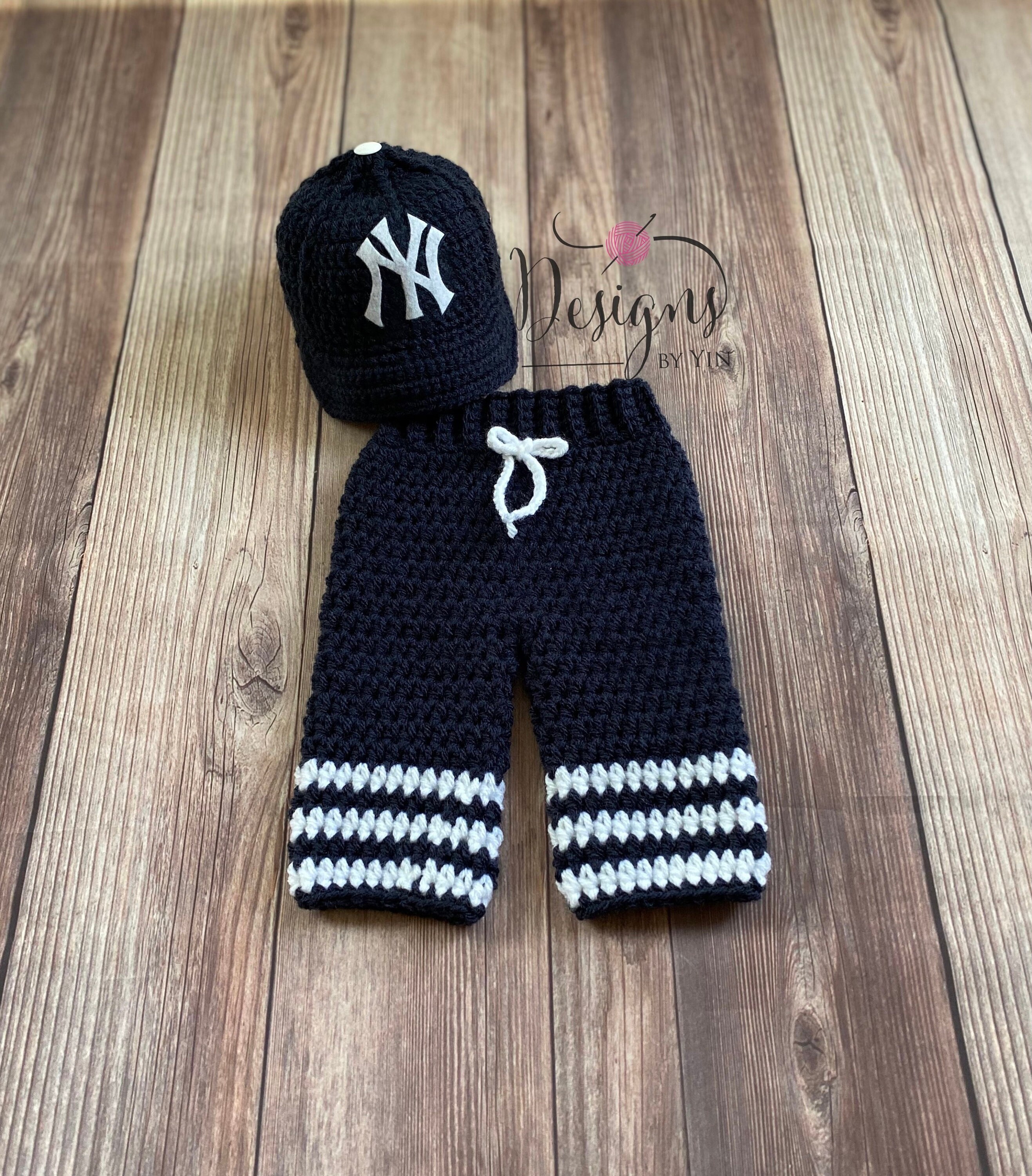 Newborn Baby NEW YORK YANKEES Baseball Cap, Hat, Custom Made - Etsy