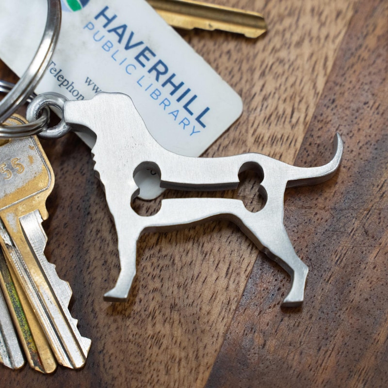 Engraveable Dog Key Chain - Etsy
